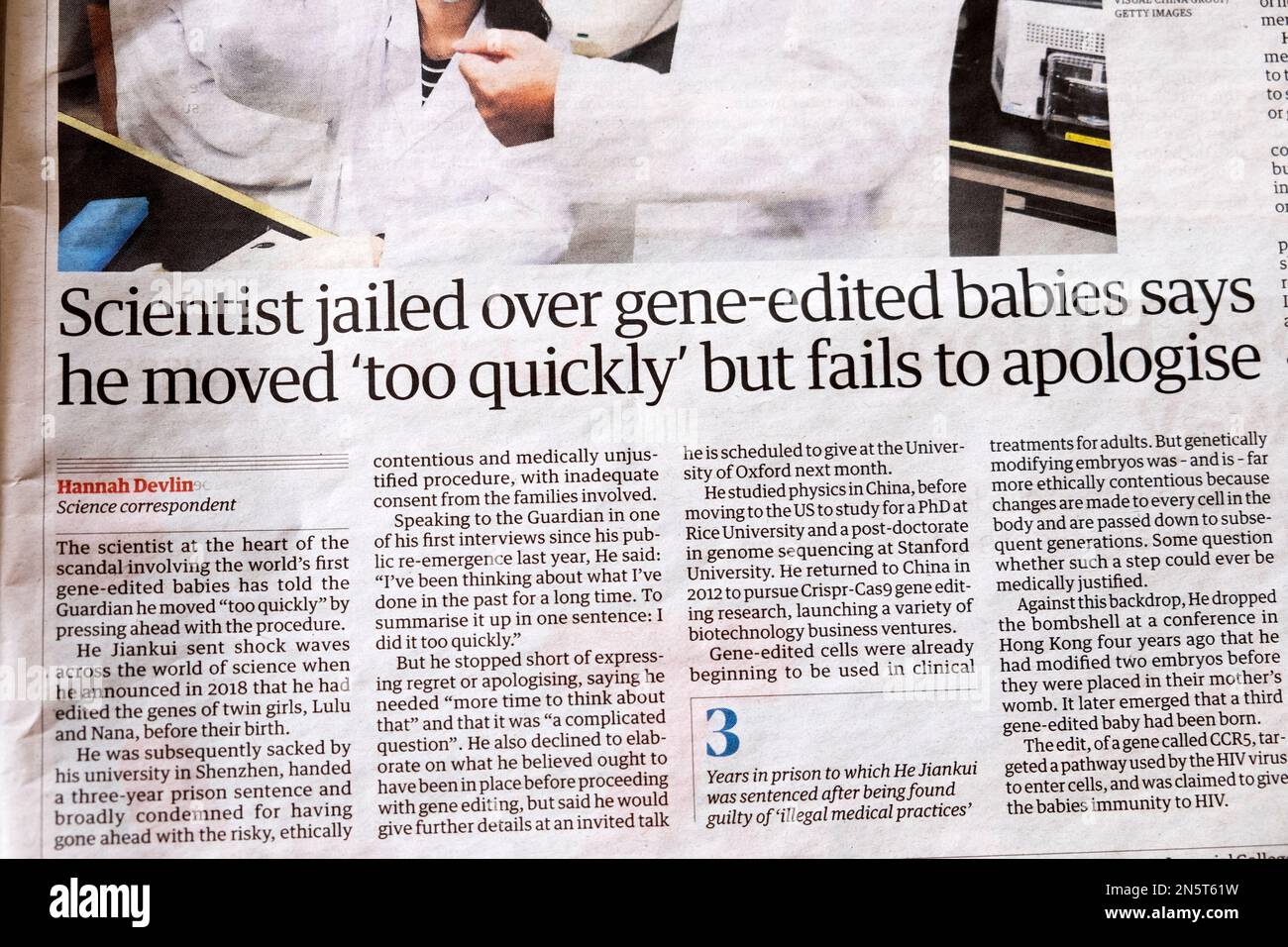 Scientist jailed hi-res stock photography and images - Alamy