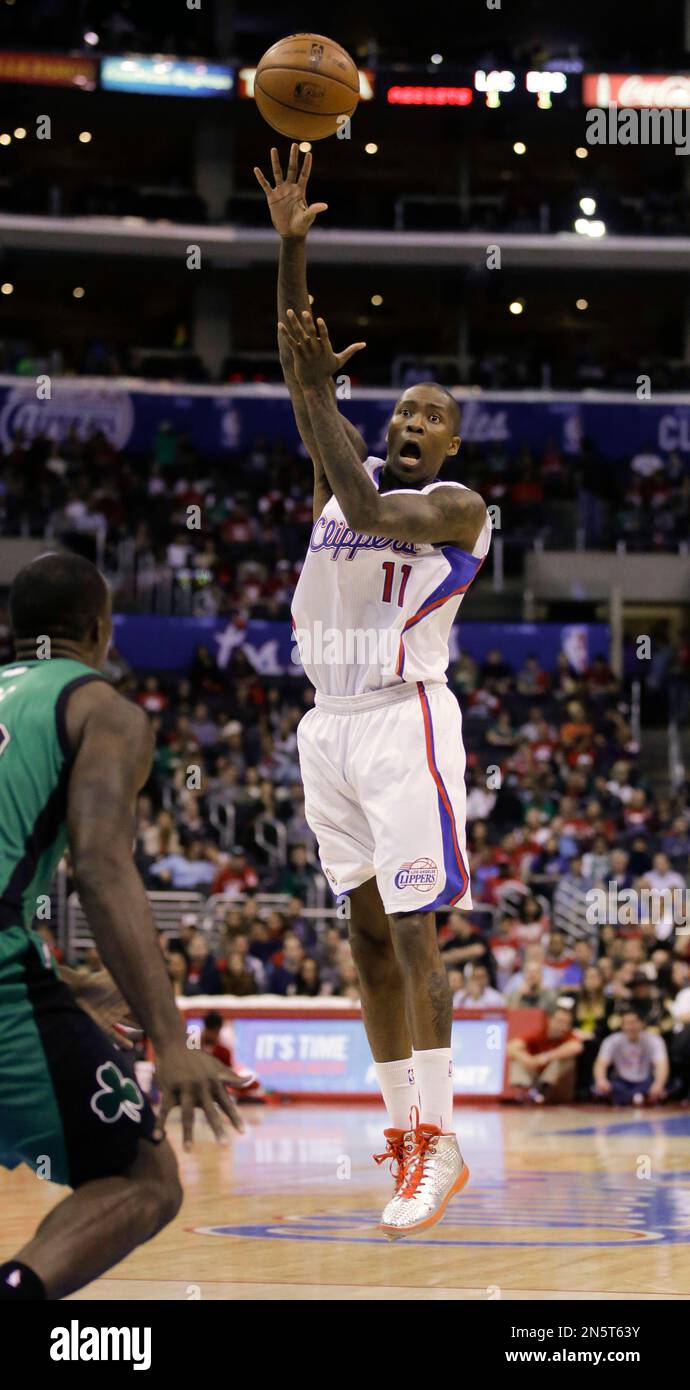 Los Angeles Clippers guard Jamal Crawford plays against the Boston ...