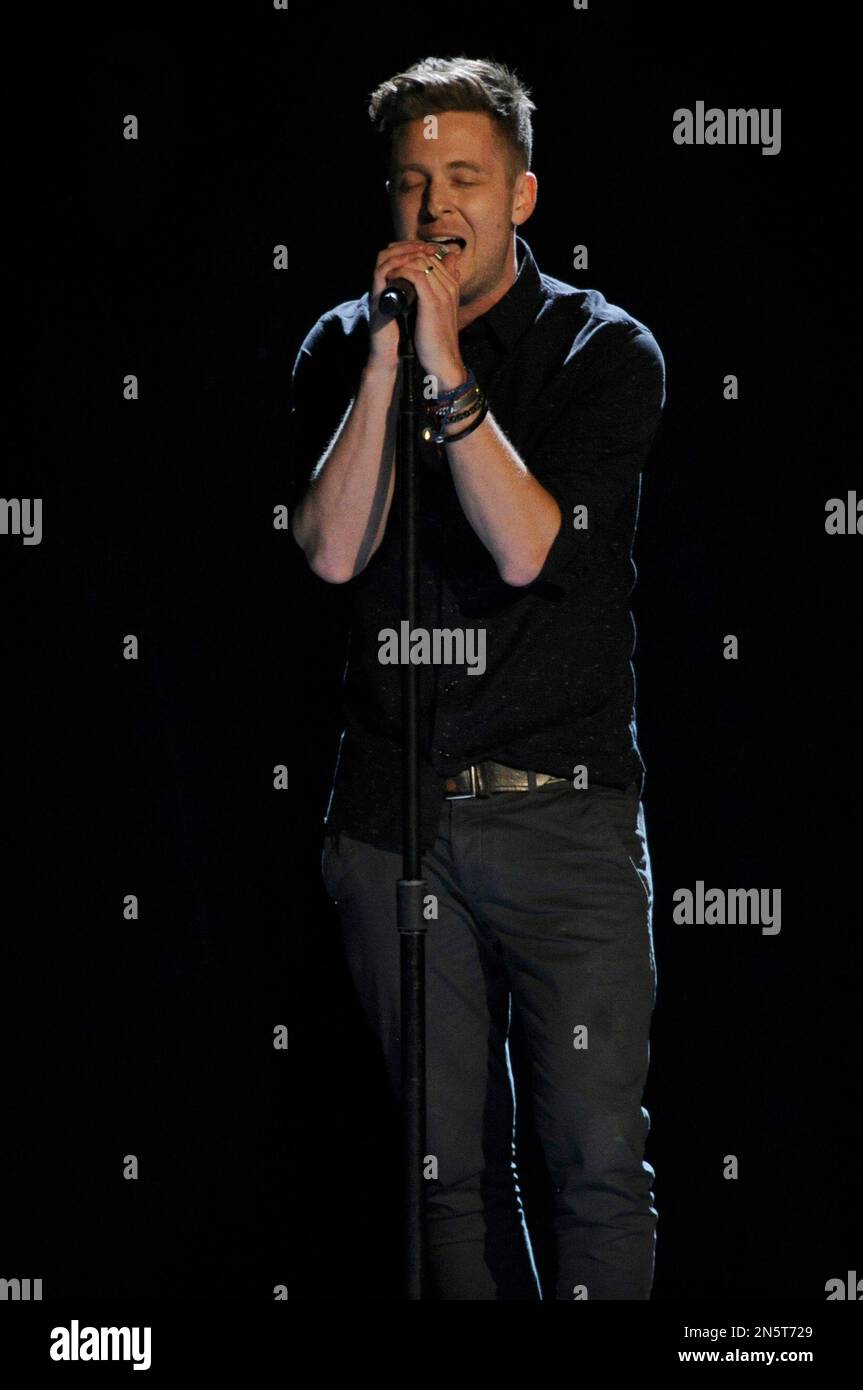 Ryan Tedder, of the musical group OneRepublic, performs "Counting Stars ...