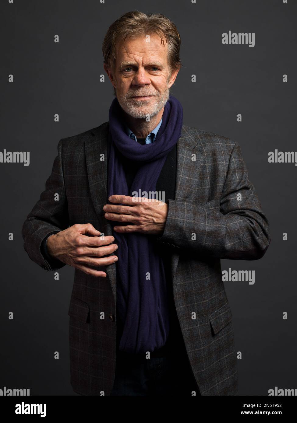 Star of the Showtime network series, "Shameless," actor William H. Macy poses for a portrait, on ...