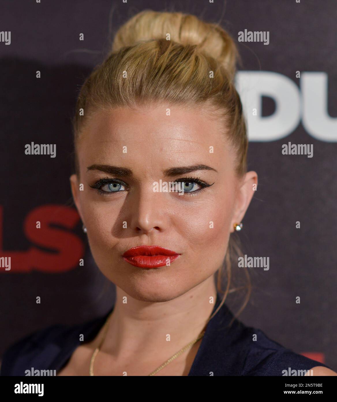 Kiersten Hall arrives at the LA Premiere of "Dumbells" at Supperclub on ...