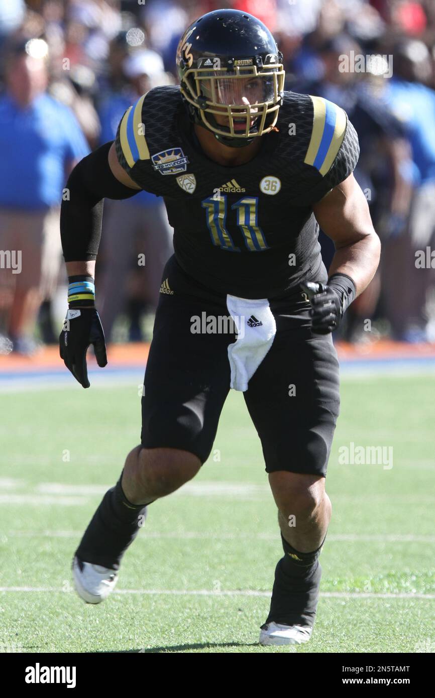 UCLA linebacker Anthony Barr in action against Virginia Tech during the ...
