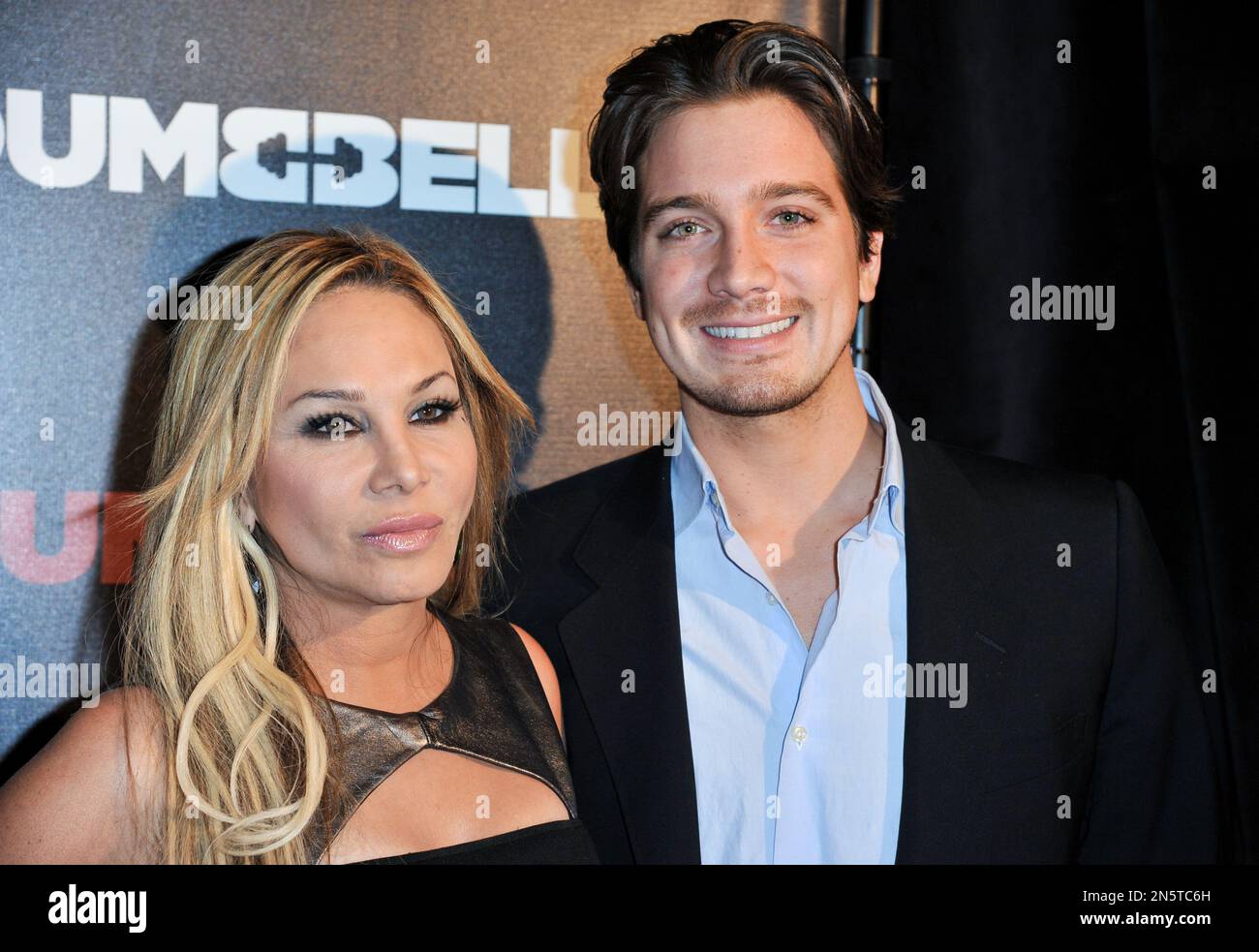 Adrienne Maloof, left, and Jacob Busch arrives at the LA Premiere of ...