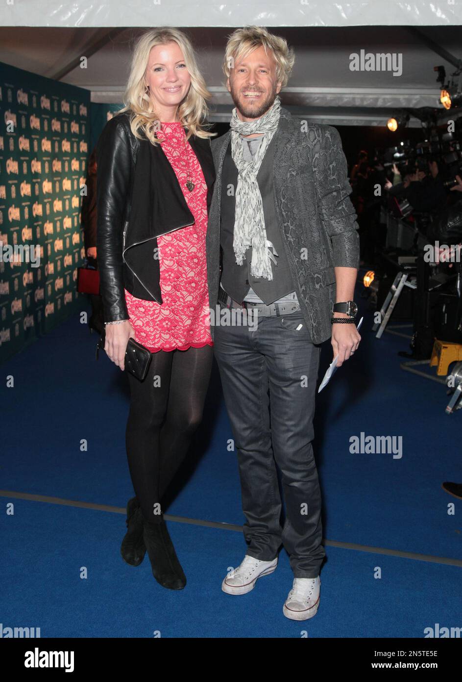 Rachel Parfitt and Rick Parfitt Jr attend the premiere of The Cirque du ...