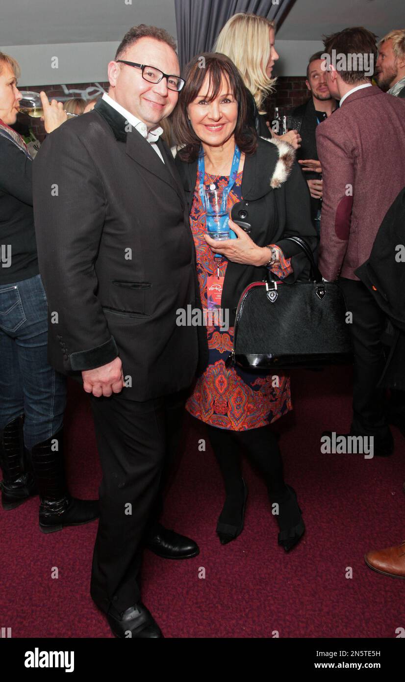 Jonathan Shalit and Arlene Phillips attend the premiere of The Cirque ...