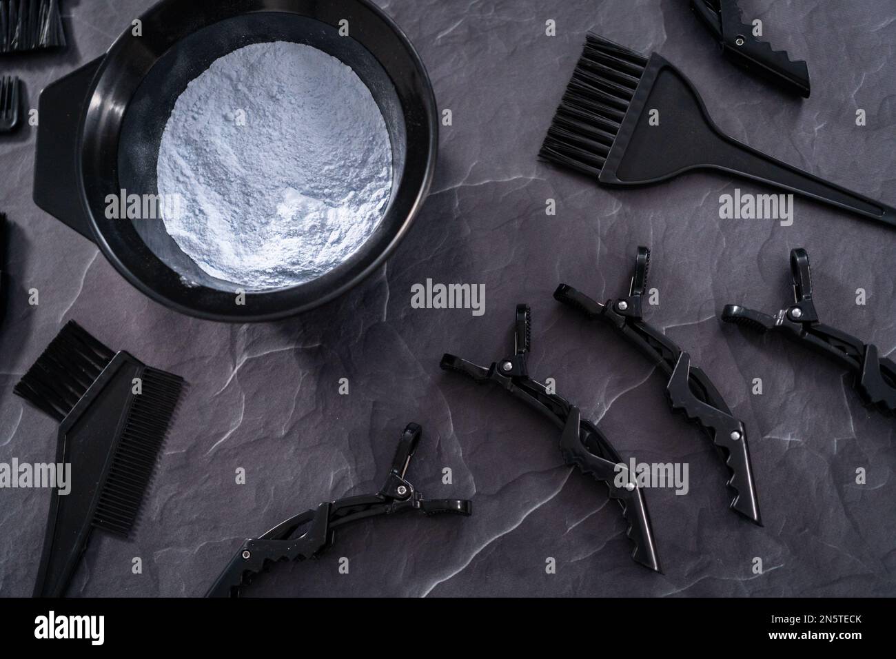 Hair dye color set Stock Photo - Alamy