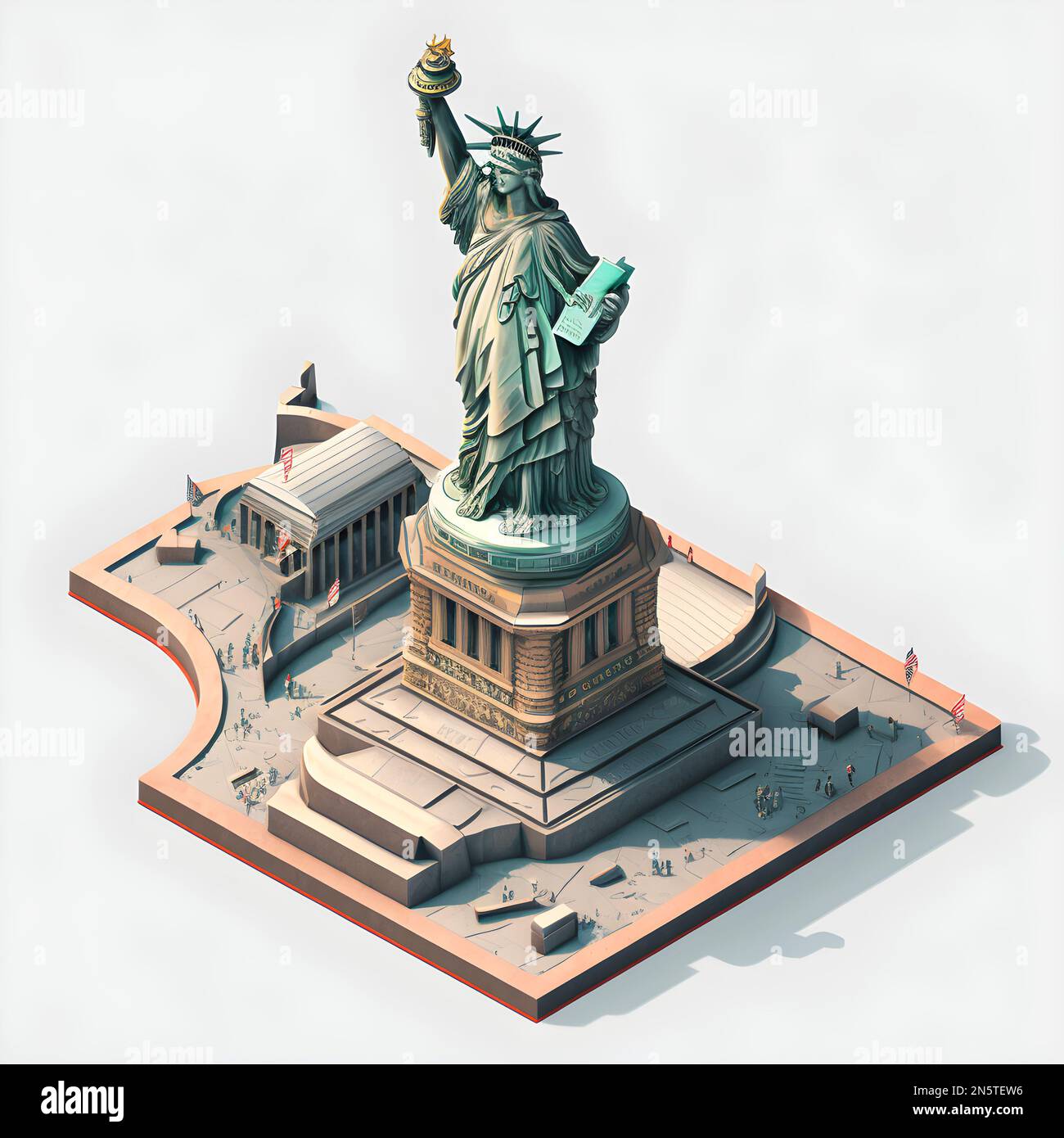 Discover the beauty of the world, one illustration at a time Stock ...