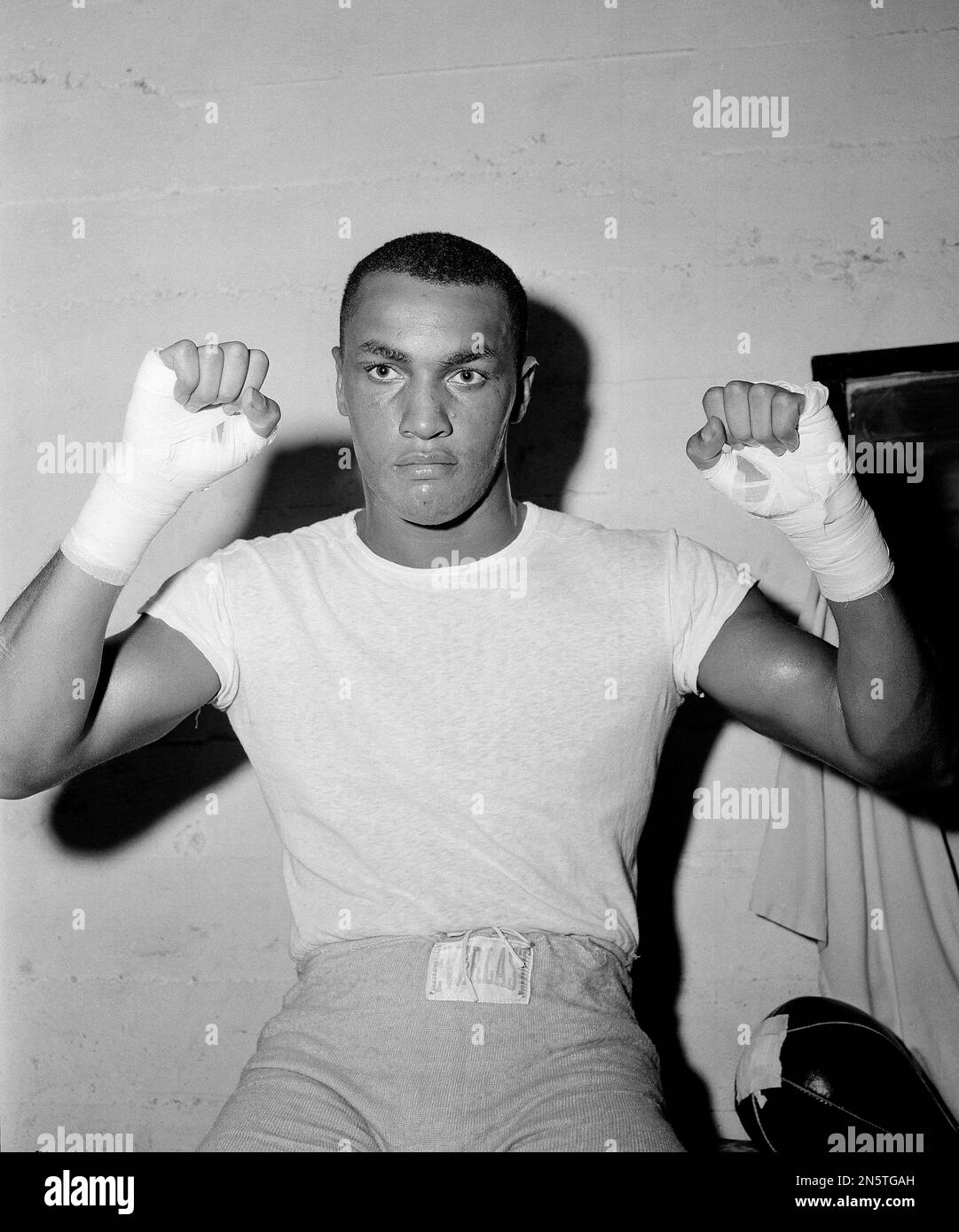 Boxer Tony Anthony, challenger for Archie Moore's Light Heavyweight ...