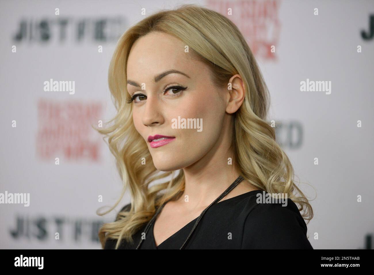 Cathy Baron arrives at the LA Premiere Screening of "Justified" at the ...