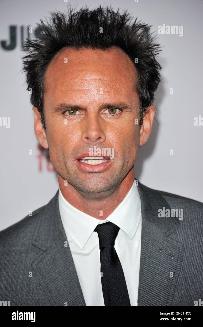 Walton Goggins arrives at the LA Premiere Screening of "Justified" at ...