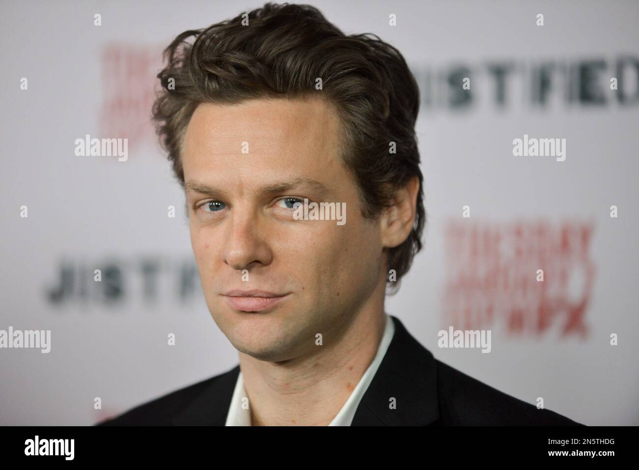 Jacob Pitts arrives at the LA Premiere Screening of "Justified" at the ...