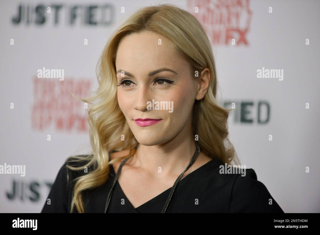 Cathy Baron arrives at the LA Premiere Screening of "Justified" at the ...