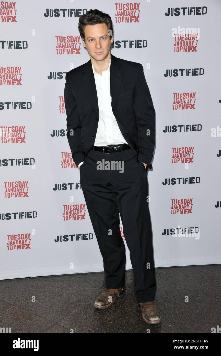 Jacob Pitts arrives at the LA Premiere Screening of "Justified" at the ...