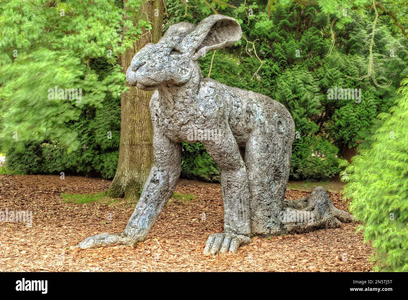 Sophie ryder explores the human body with lady hare hi-res stock ...