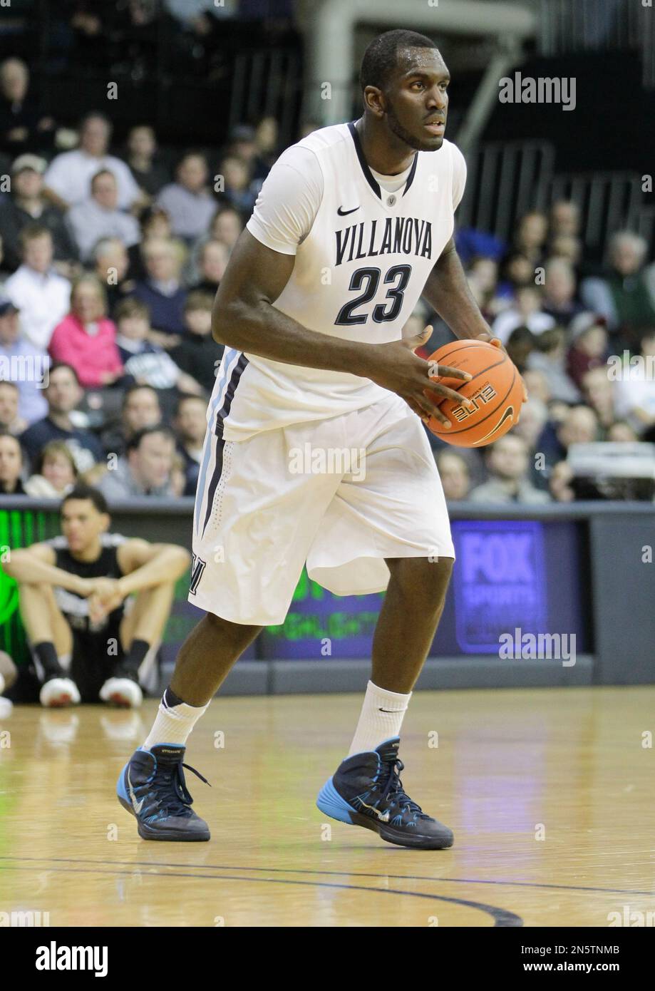 Villanova's Daniel Ochefu in action during an NCAA college basketball ...