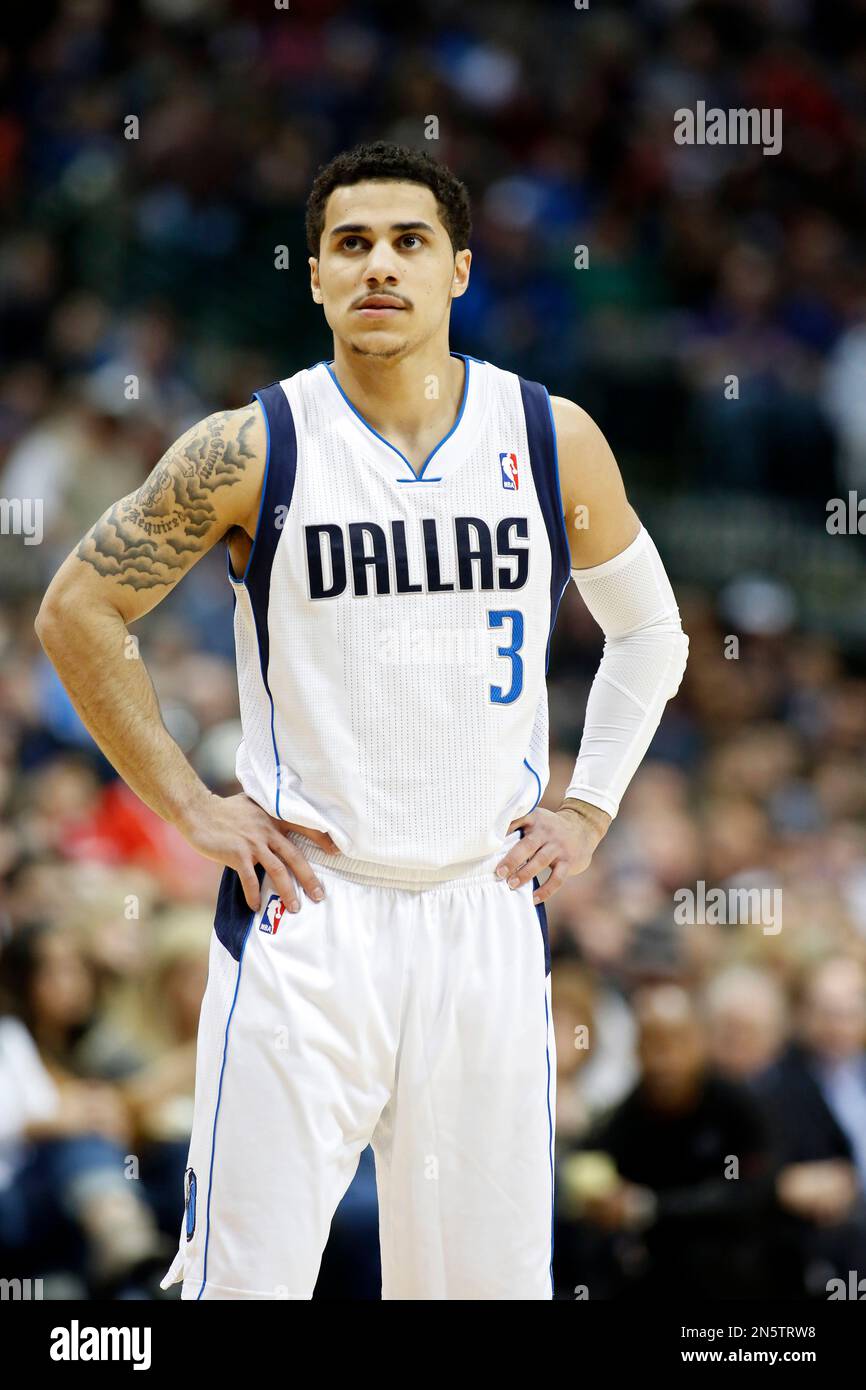 Dallas Mavericks guard Shane Larkin (3) during the first half of an NBA ...
