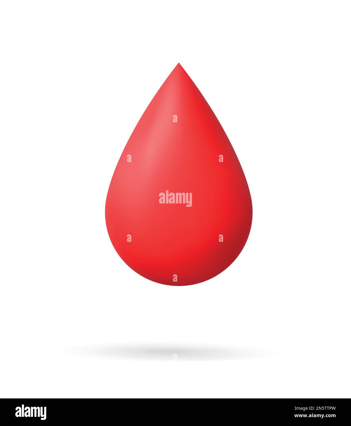 3d blood droplet icon. Blood donation concept. 3d vector illustration ...
