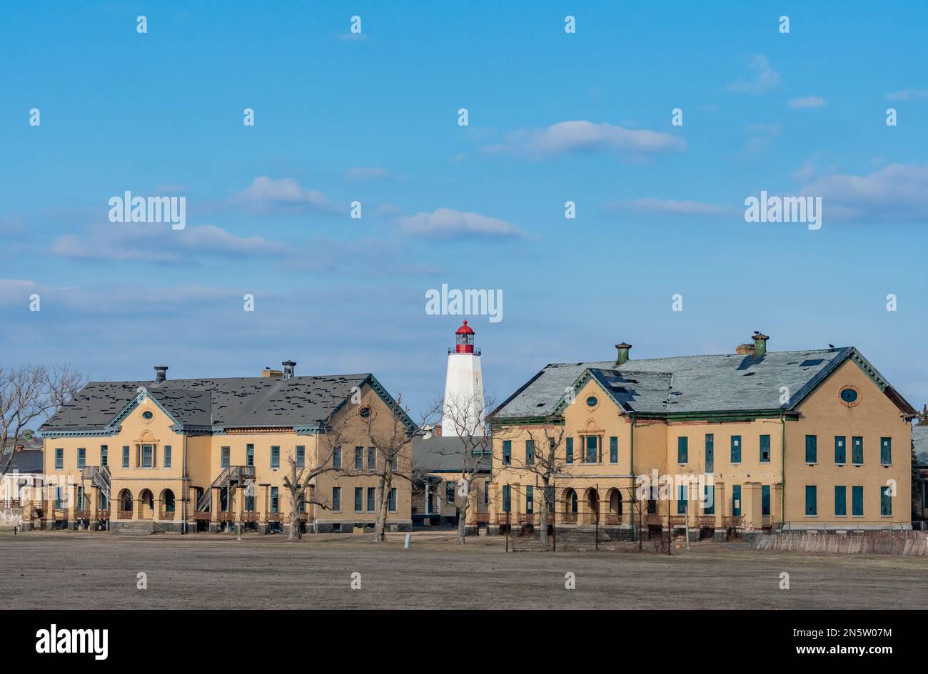 Winter Afternoon at Fort Hancock New Jersey USA, Fort Hancock, New ...