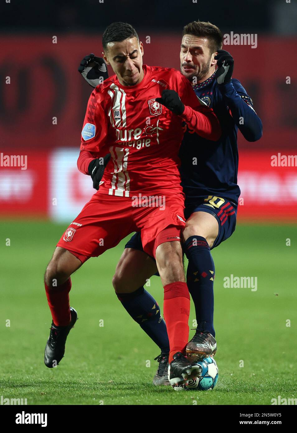 ENSCHEDE - (lr) Anass Salah-Eddine of FC Twente, Dusan Tadic of Ajax ...