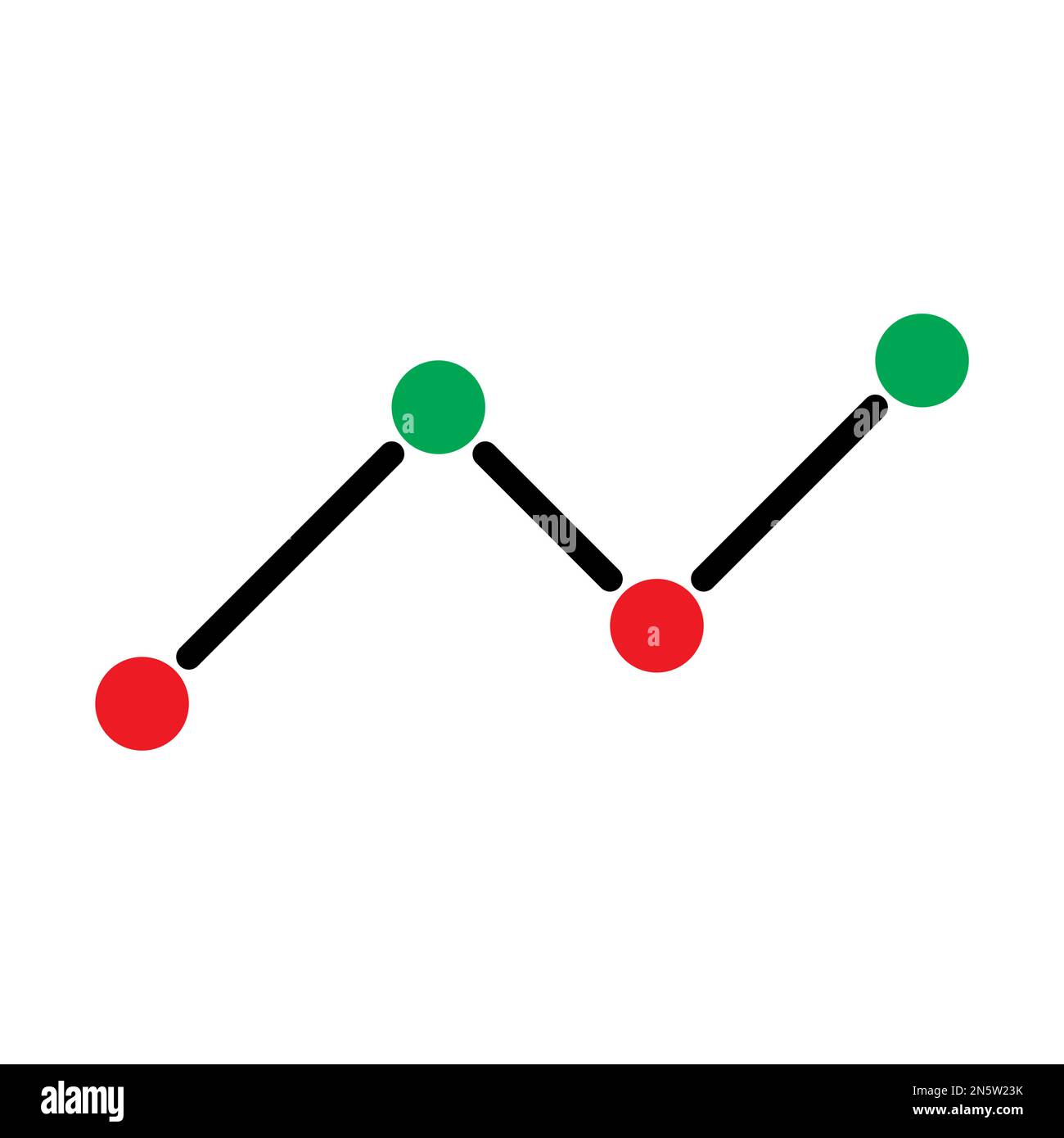 Analytics icon line isolated on white background. Black flat thin icon ...