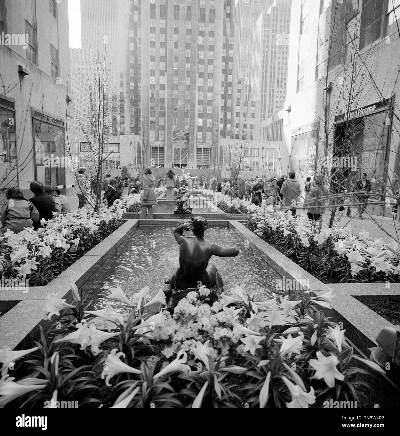 View of New York's Rockefeller Center, March 24, 1978. (AP Photo Stock ...