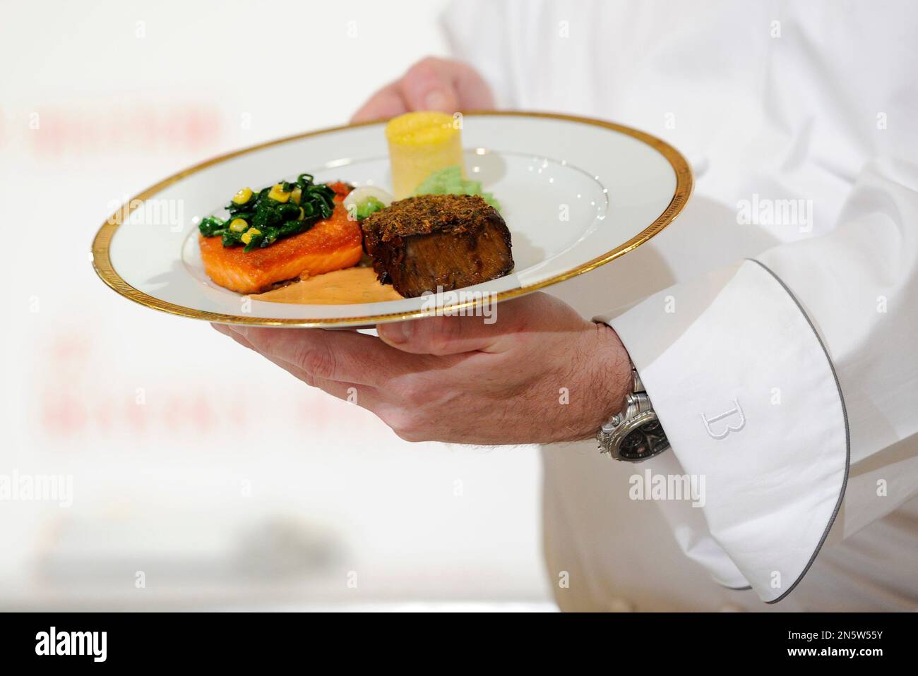 Executive Sous Chef Chris O'Connell shows off a Mediterranean Spice ...