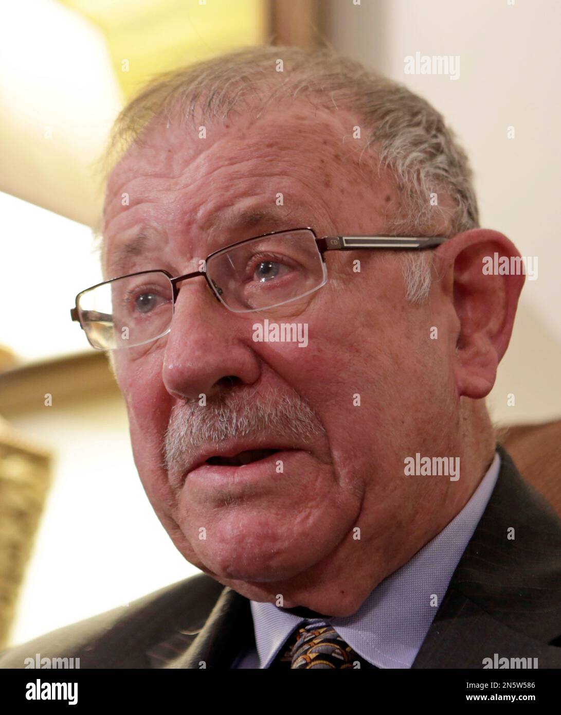 Don Ryce, father of Jimmy Ryce, pauses as he talks about the scheduled ...