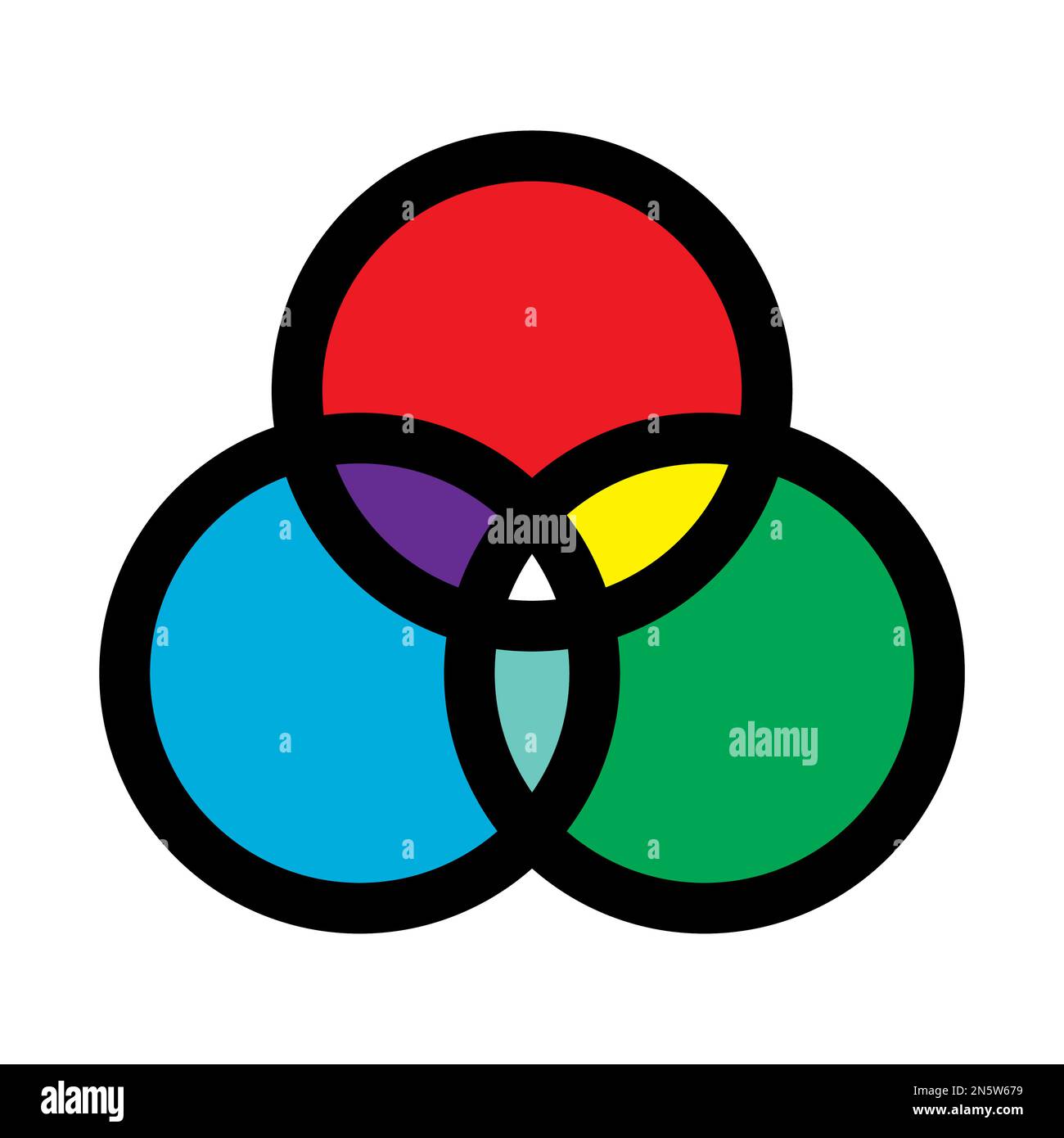 Color filter icon line isolated on white background. Black flat thin ...