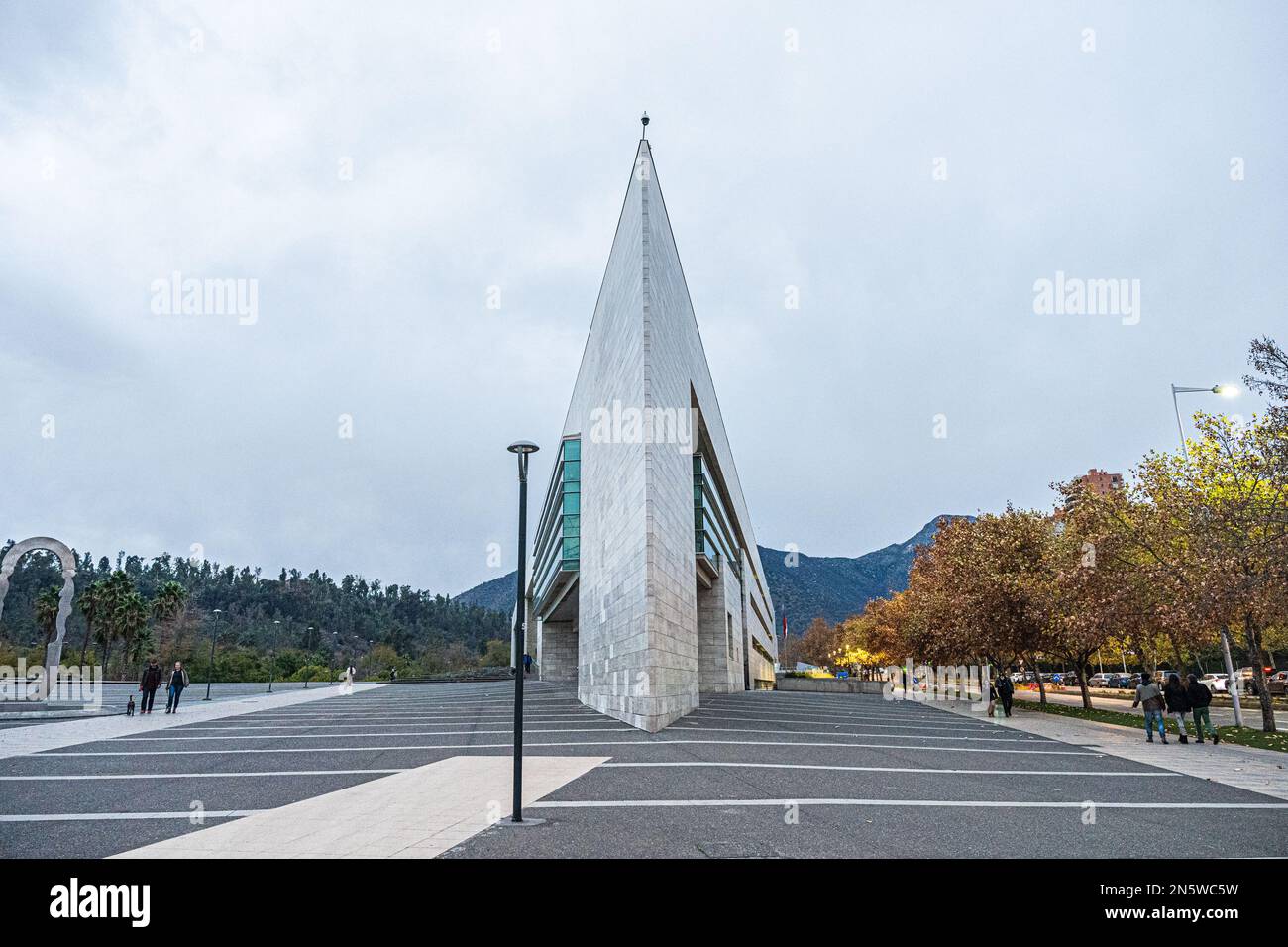 Municipalidad de Vitacura, Parque Bicentenario de Chile Stock Photo - Alamy