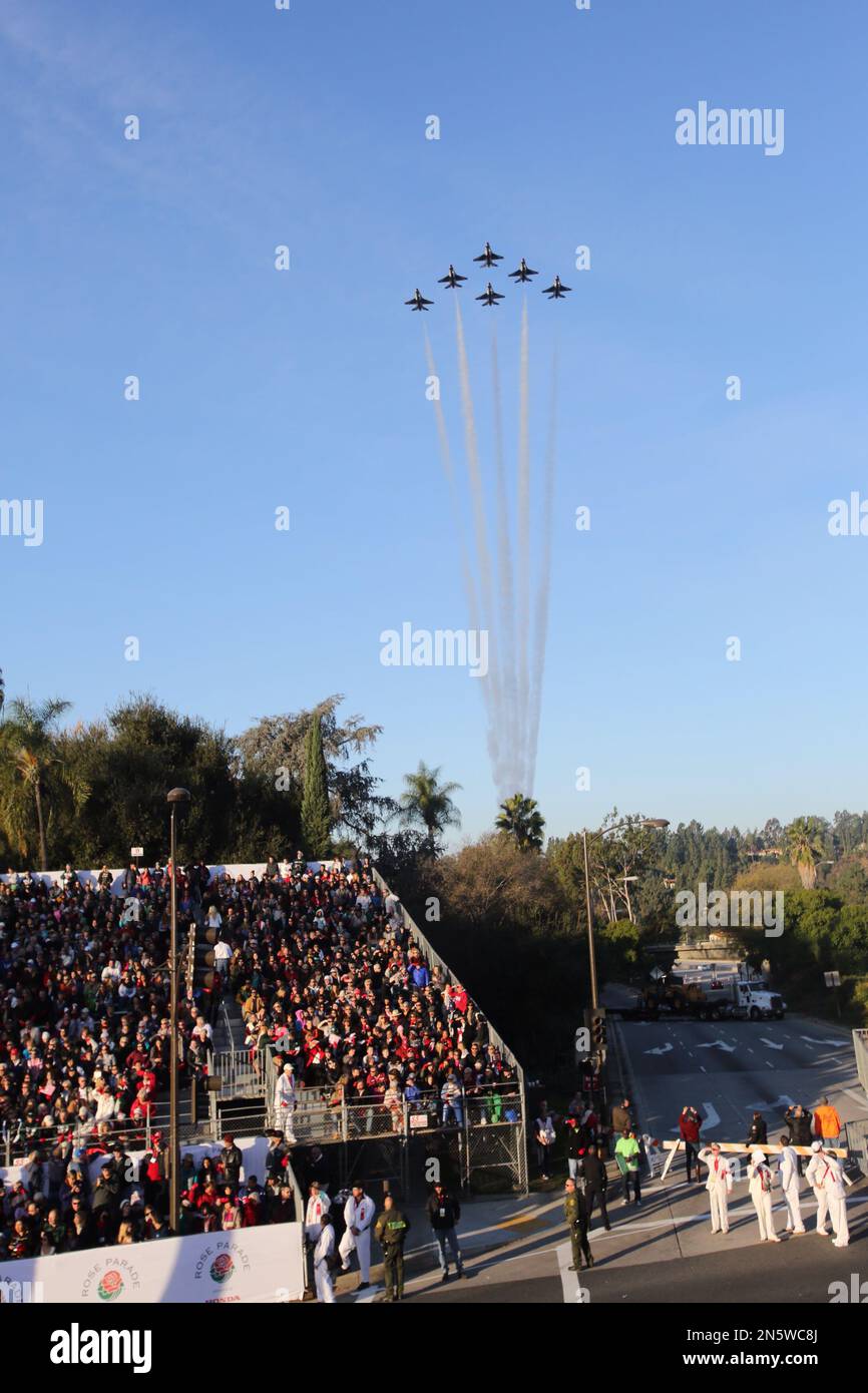 The United States Air Force Thunderbirds perform a flyover before the ...