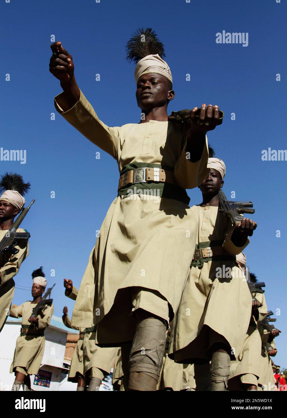 Sudanese parade to commemorate the 58th anniversary of Sudanese ...