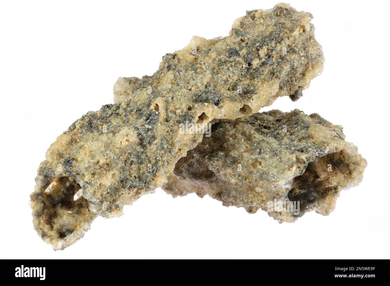 fulgurites (fossilized lightning) from the Sahara Desert, Morocco ...
