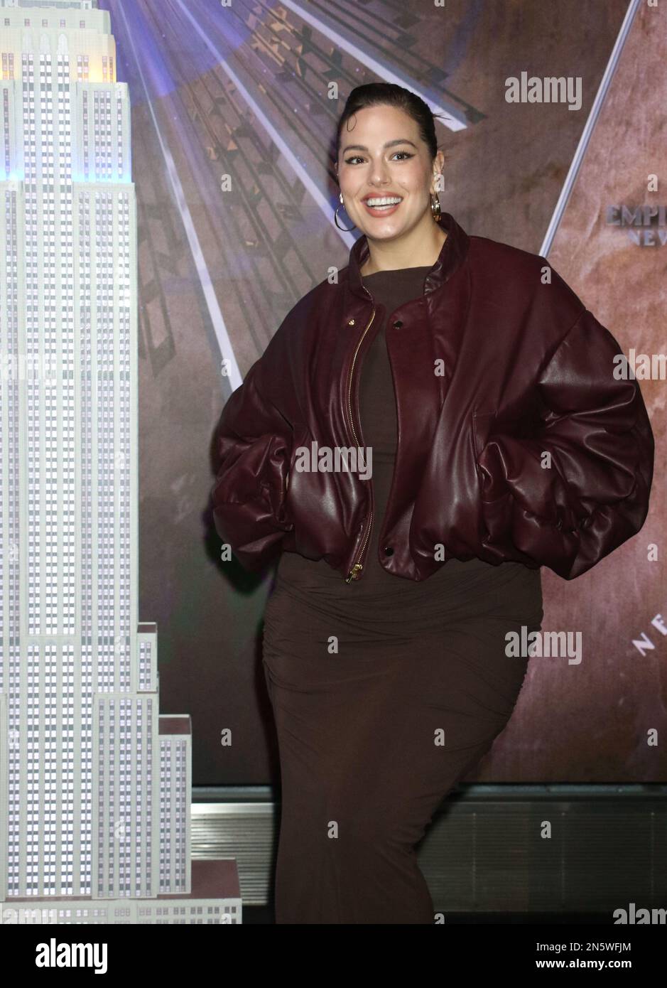 Ashley Graham lights up the Empire State Building to kick off New York ...