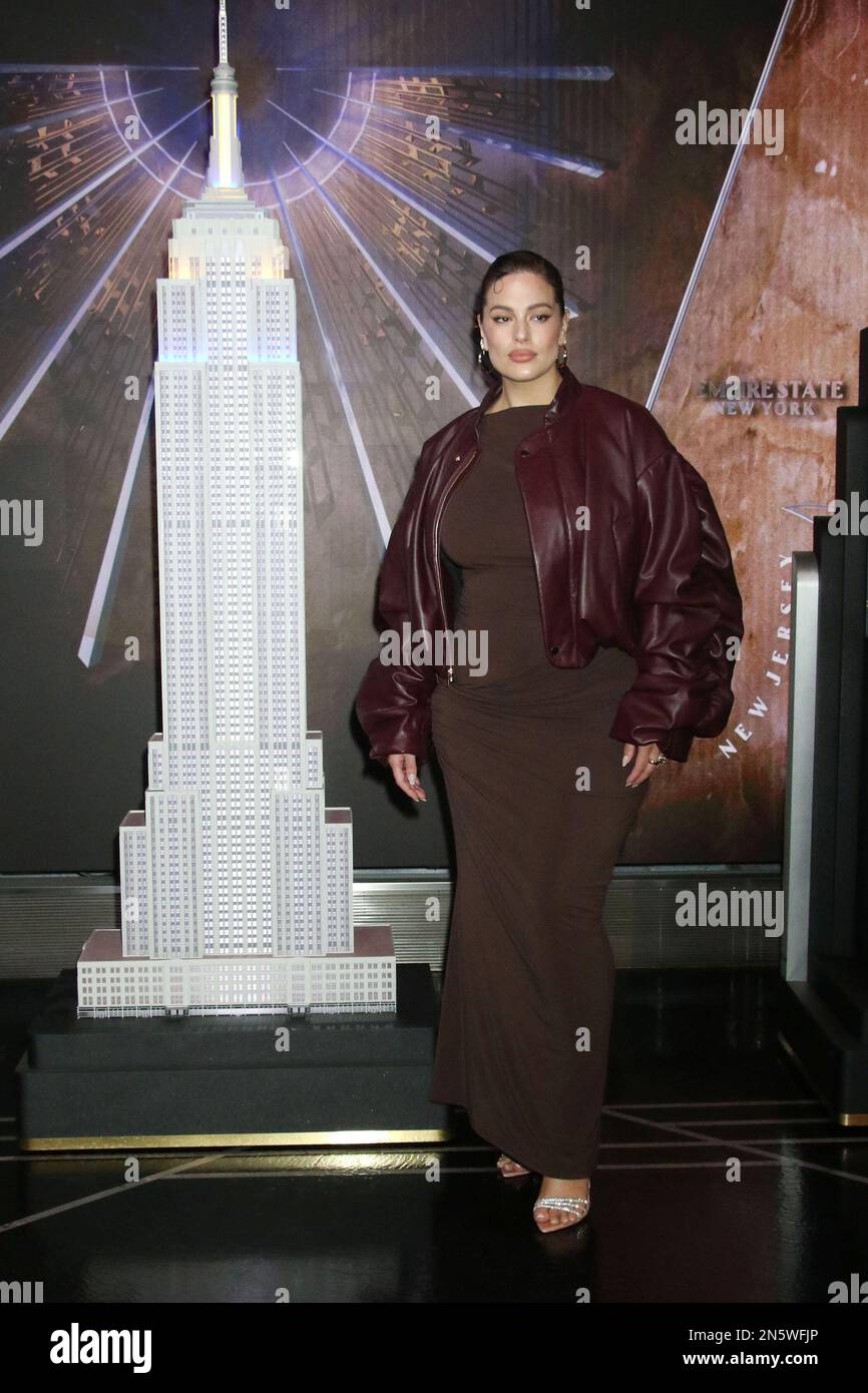 Ashley Graham lights up the Empire State Building to kick off New York ...