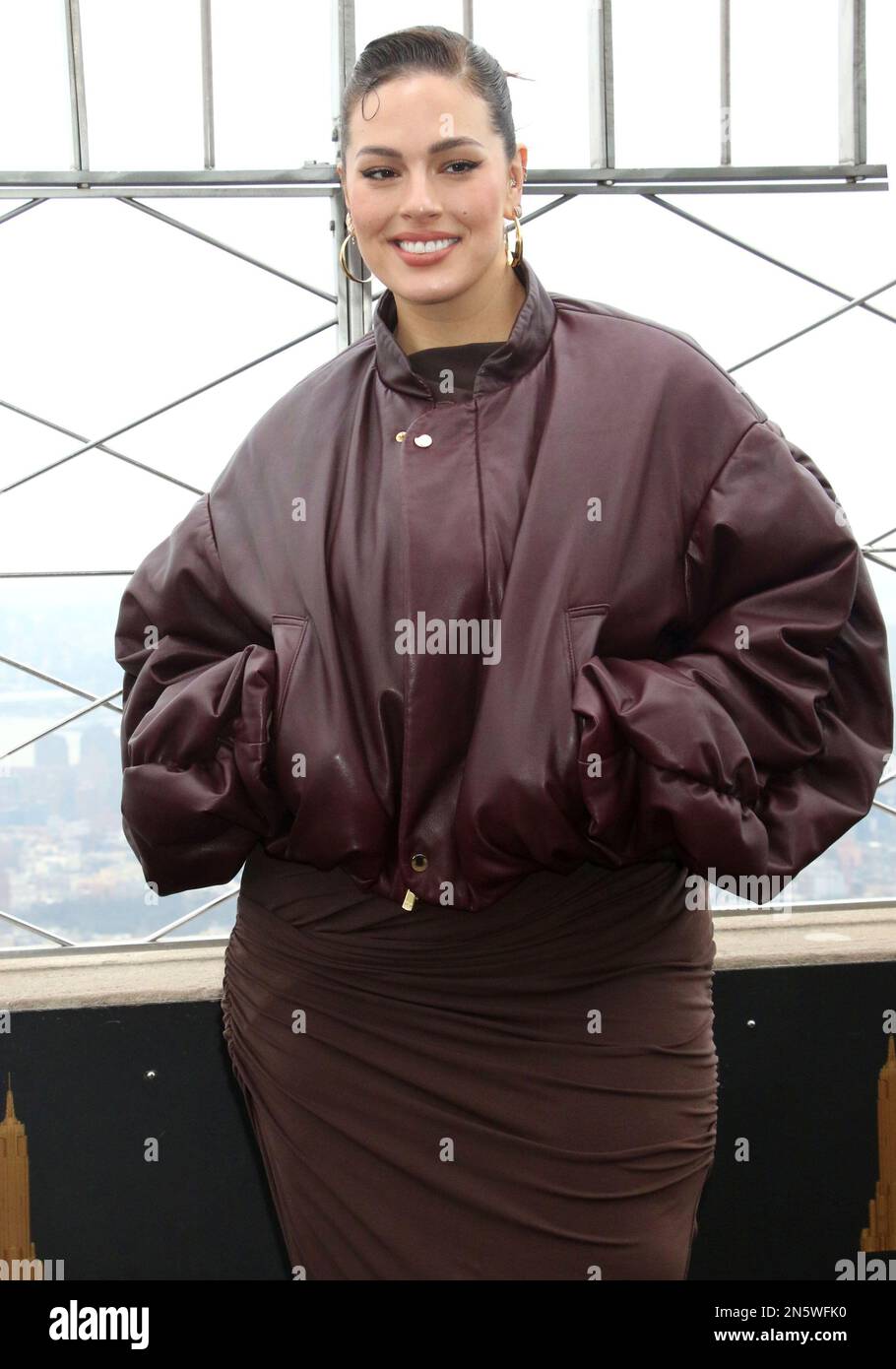 Ashley Graham lights up the Empire State Building to kick off New York ...