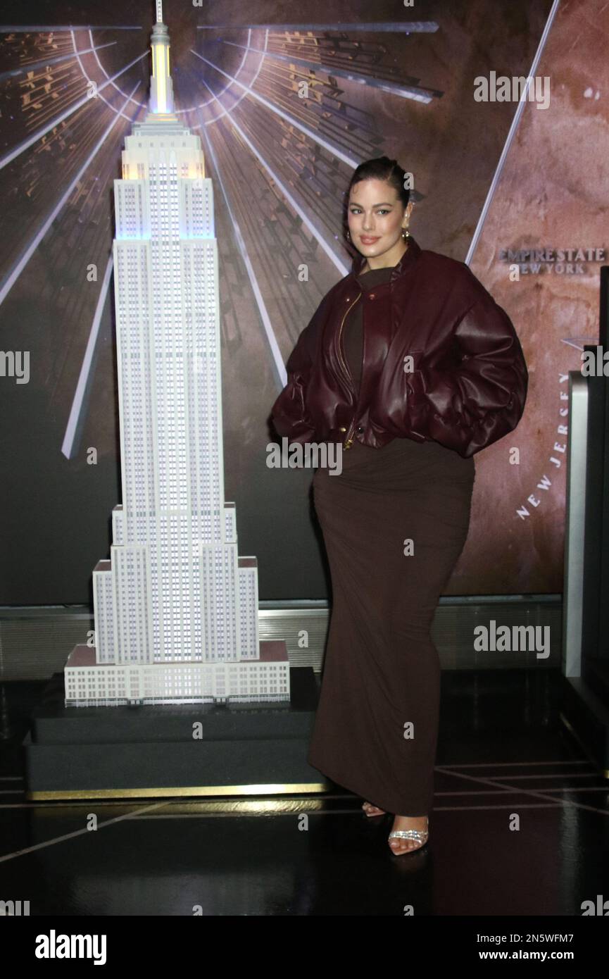 Ashley Graham lights up the Empire State Building to kick off New York ...