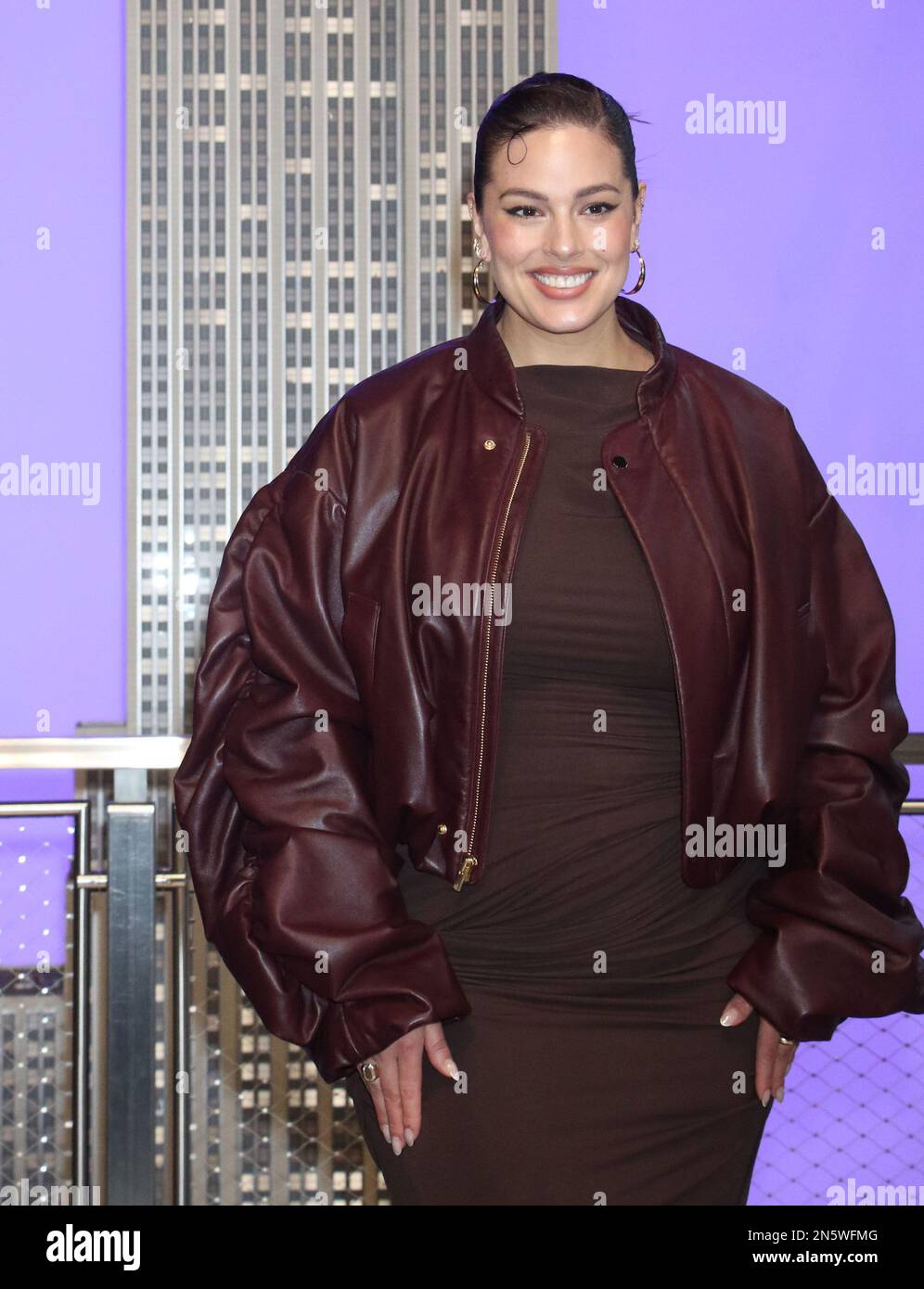 Ashley Graham lights up the Empire State Building to kick off New York ...