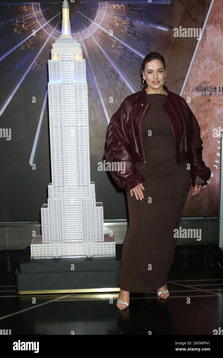 Ashley Graham lights up the Empire State Building to kick off New York ...