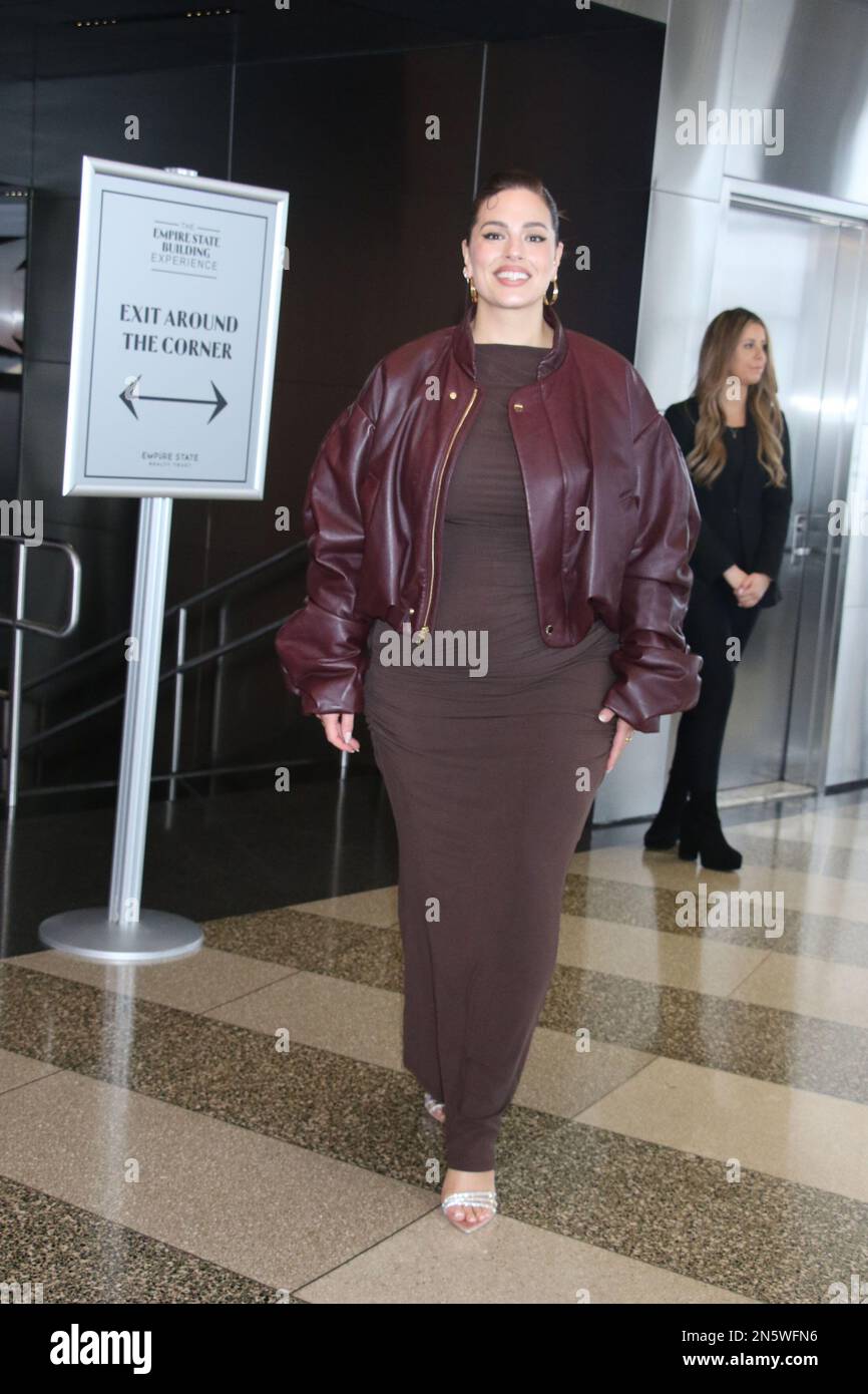 Ashley Graham lights up the Empire State Building to kick off New York ...