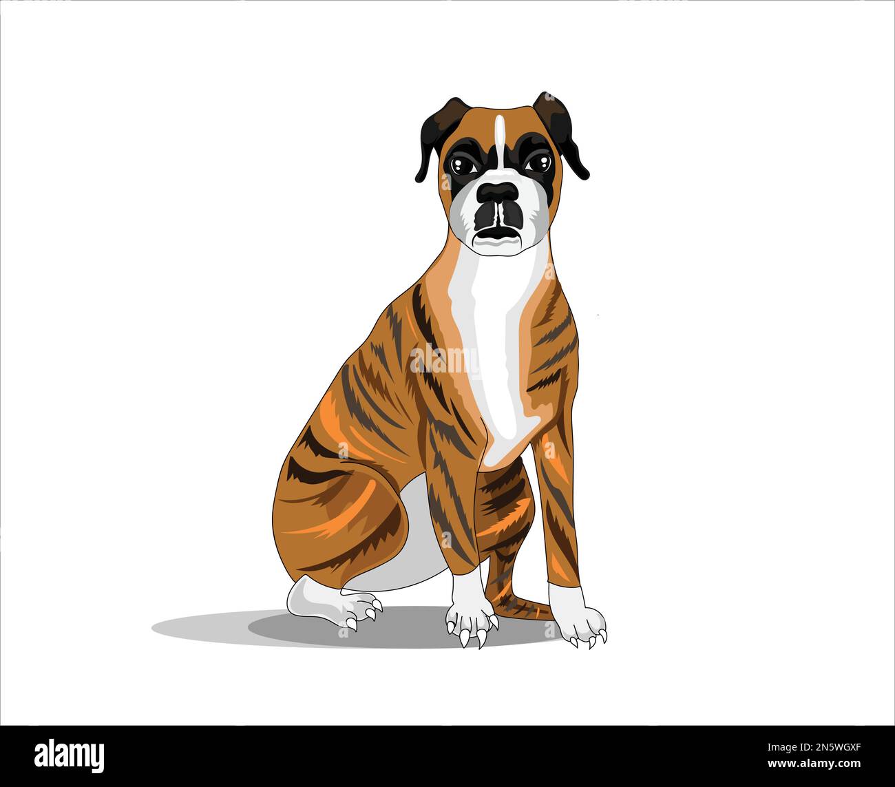 Dog vector illustration Stock Vector Image & Art - Alamy