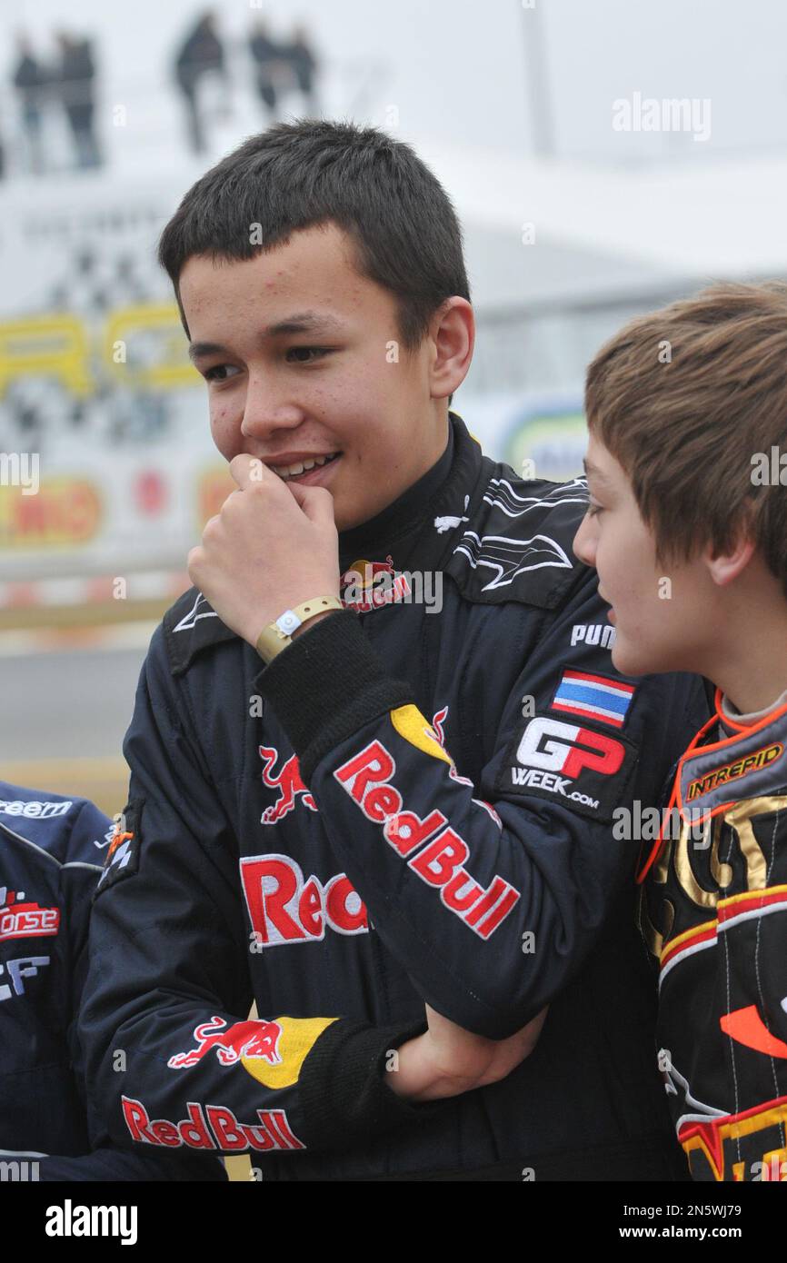 Alexander Albon Karting 2011 Stock Photo - Alamy