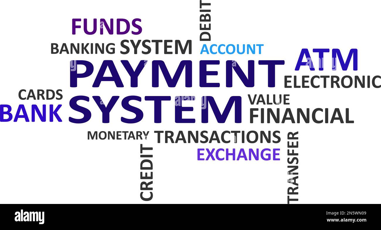 word cloud - payment system Stock Vector Image & Art - Alamy