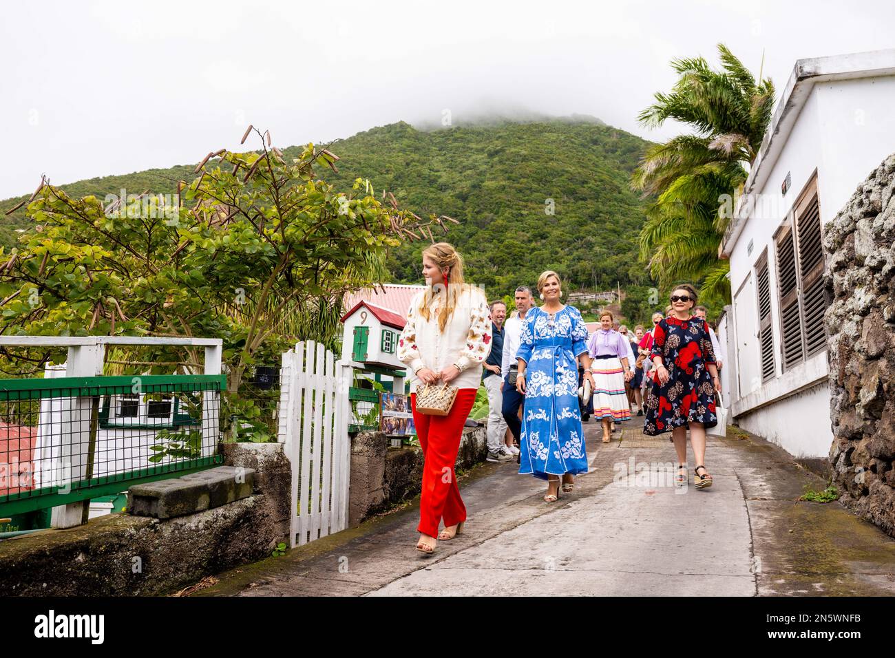 Queen Maxima of the Netherlands with Princess Amalia, Princess of ...