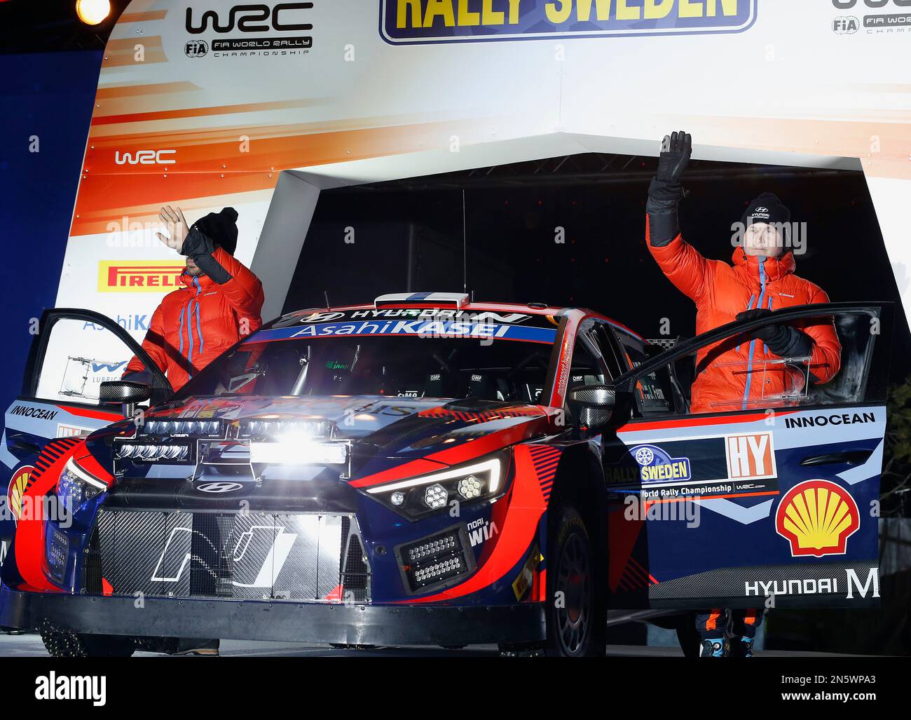 UMEÅ 20230209 Esapekka Lappi, Finland and Janne Ferm, Finland, Hyundai ...