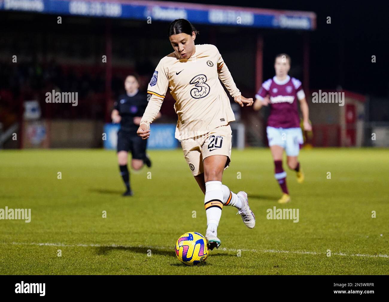 Chelsea's Sam Kerr during The FA Women's Continental Tyres League Cup ...