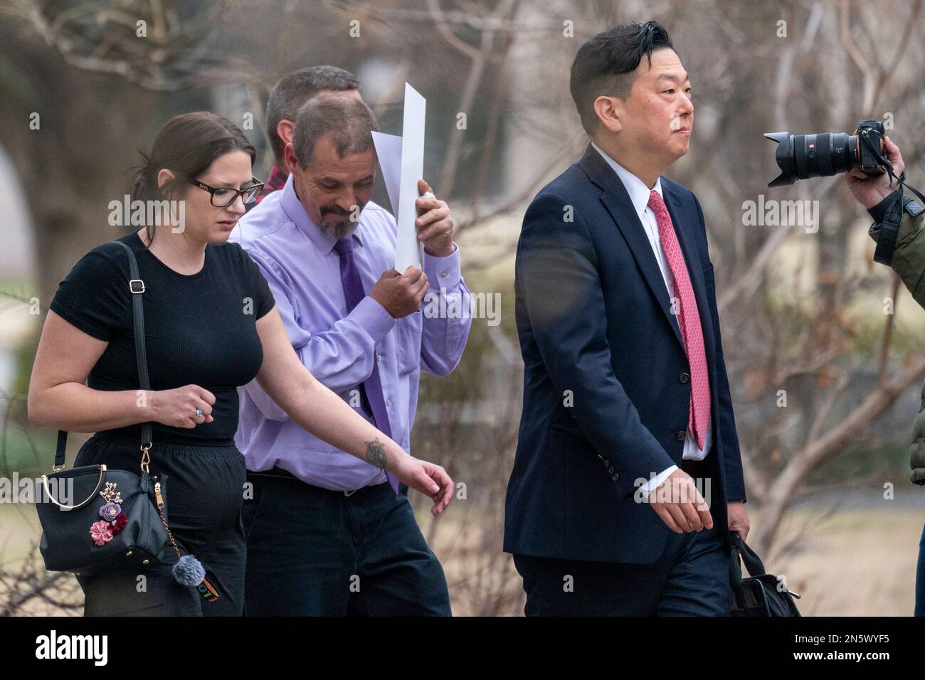 Kevin Seefried, second from left, a Delaware man who stormed the ...