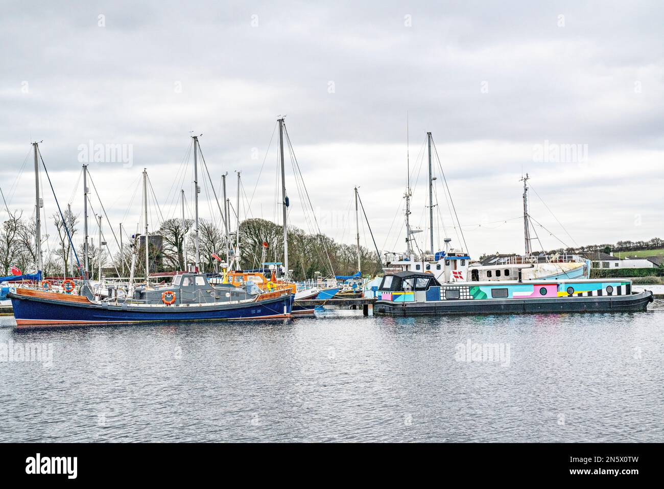 Glasson Dock Marina, Lancashire, UK Stock Photo - Alamy