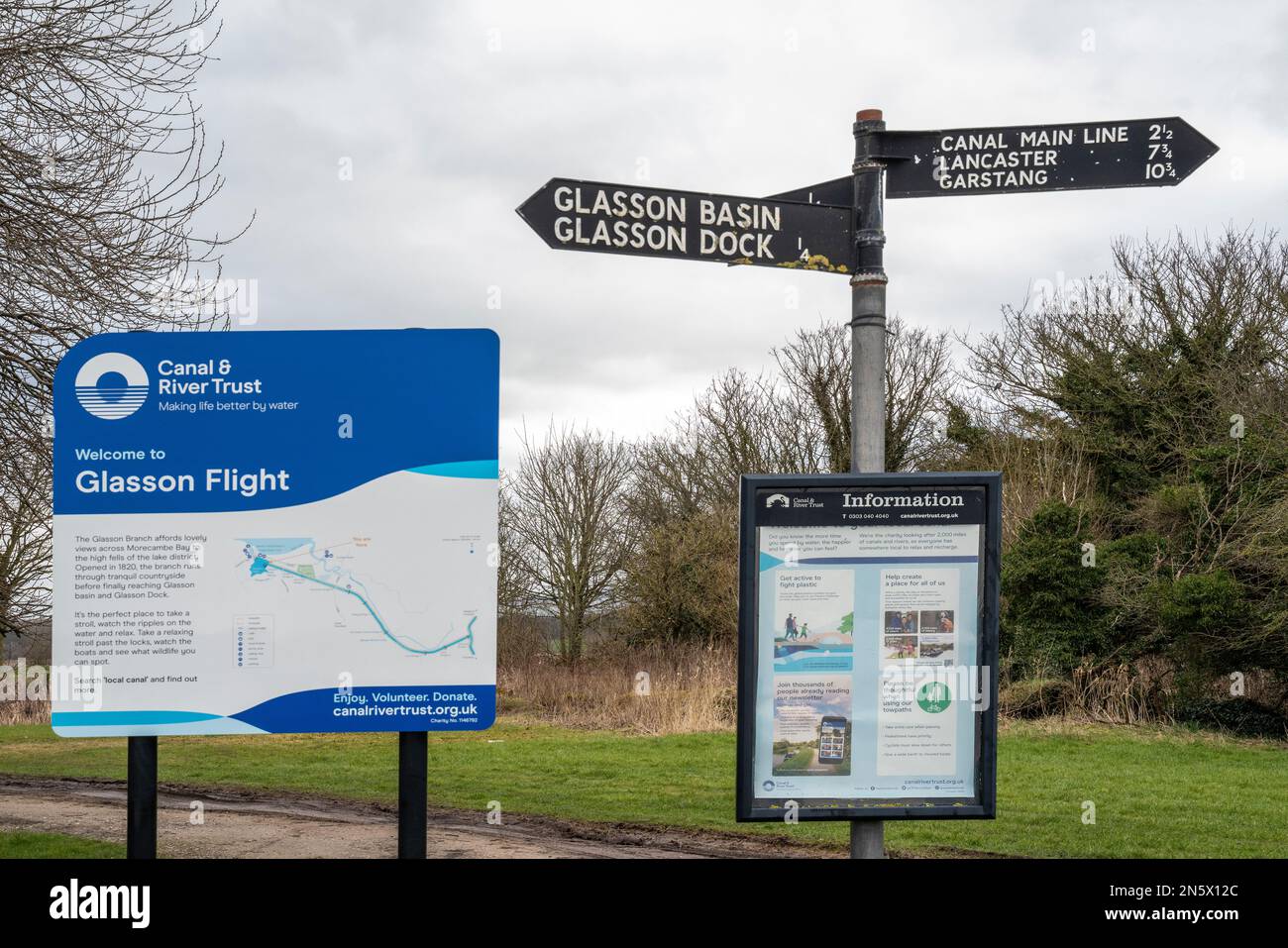 Canal & River Trust, Glasson Dock Stock Photo - Alamy