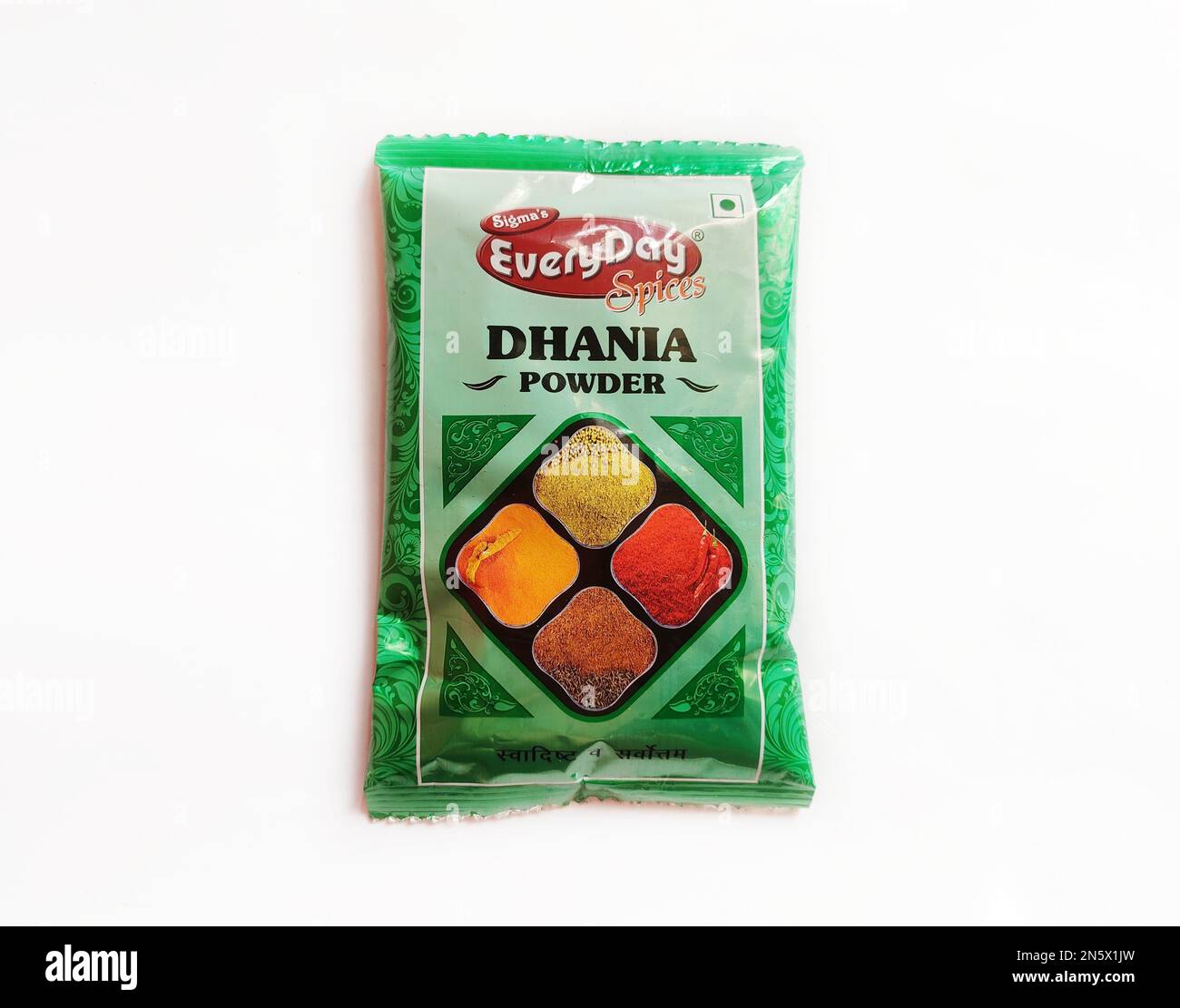 Sigma's Everyday Spices Dhania Coriander powder pack in isolated ...