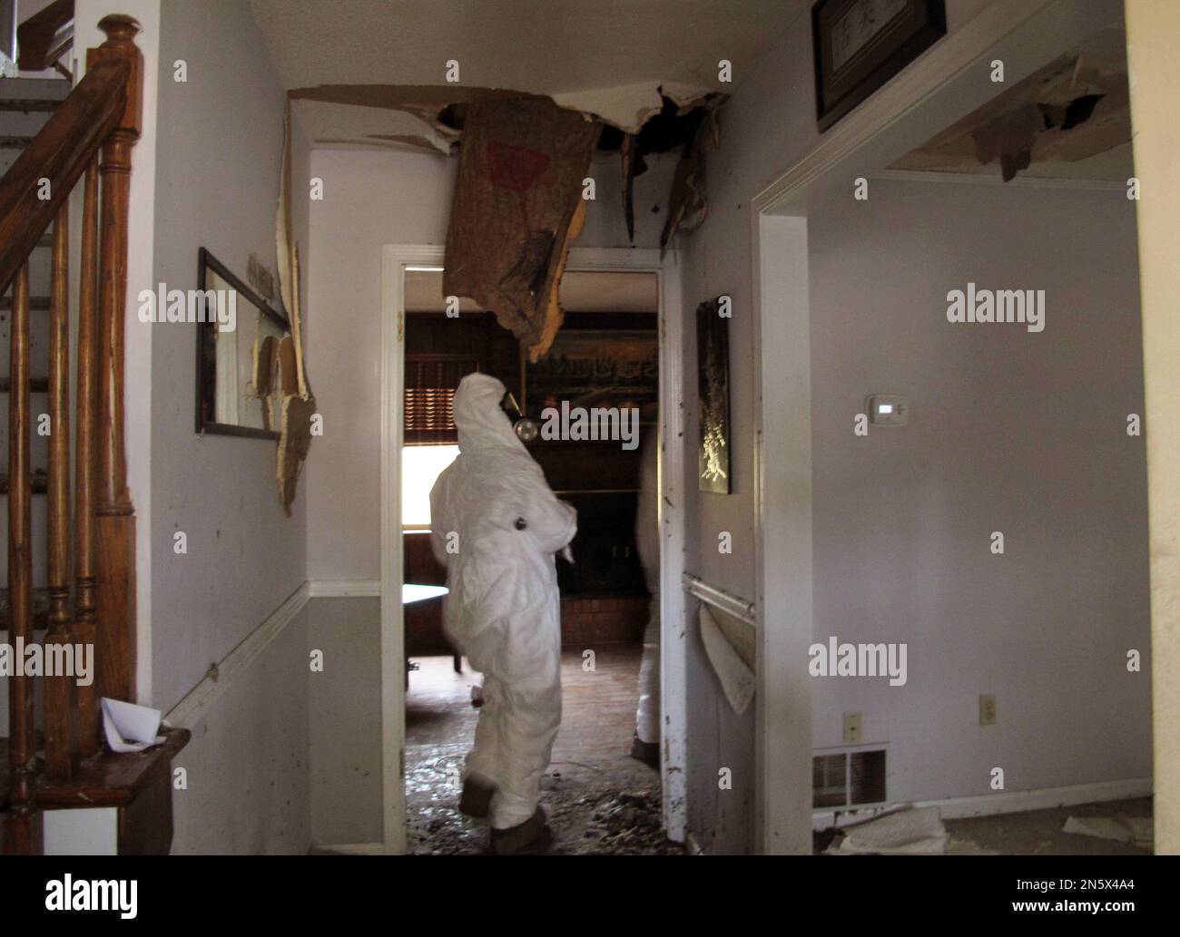 This Nov. 25, 2013 photo shows certified industrial hygienist assistant ...